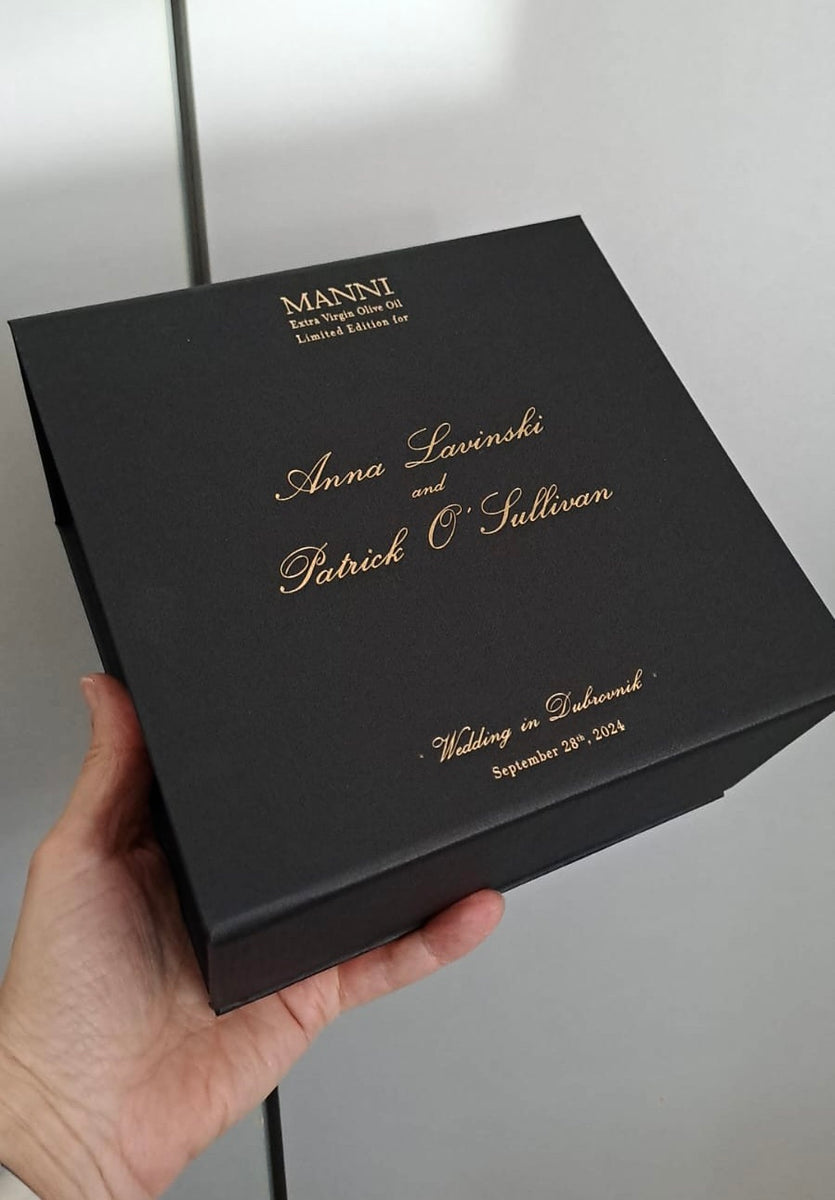 PERSONALIZED Luxury Box with your name and a message printed on the in ...